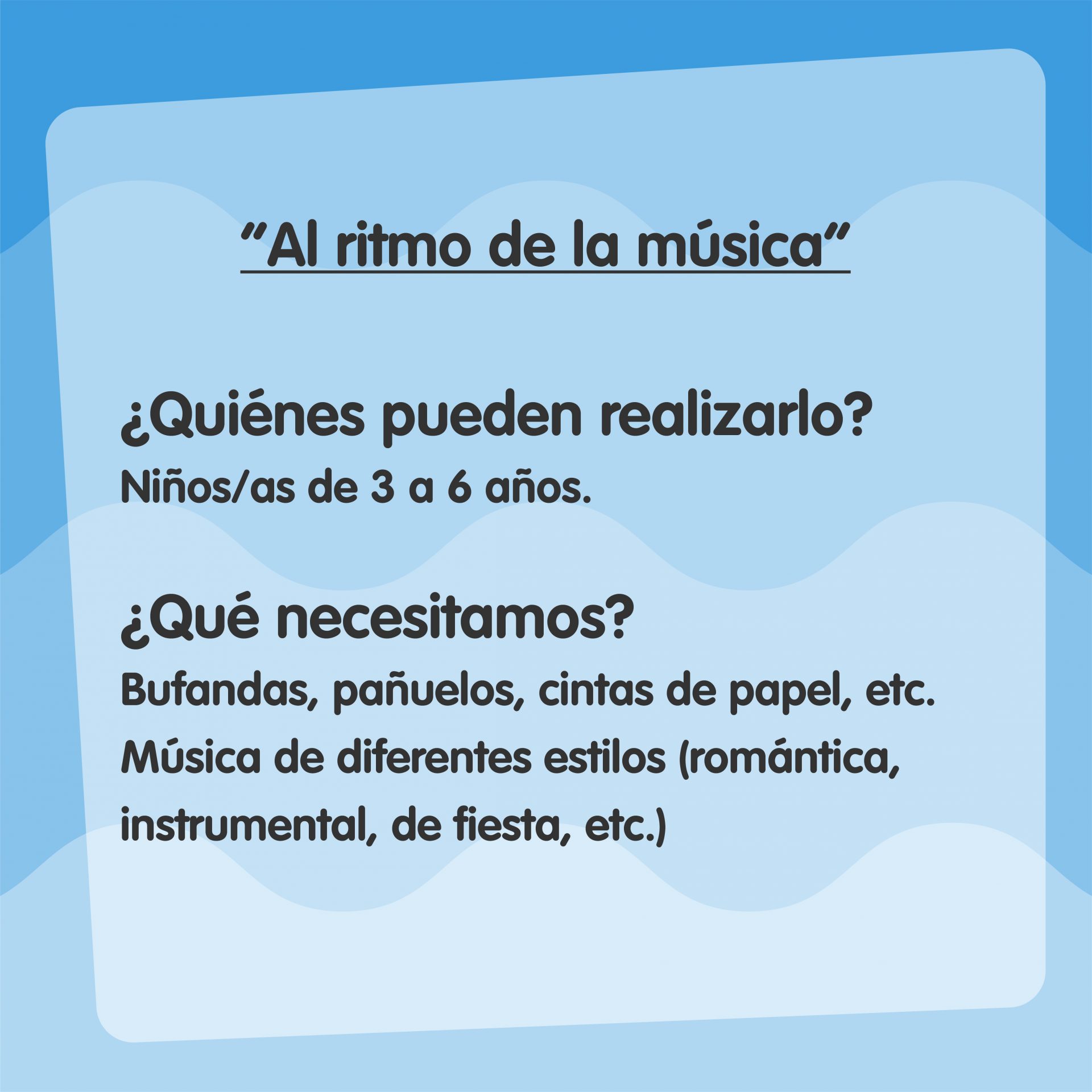 "Al ritmo de la música": Con este juego tus hijos podrán divertirse y ...